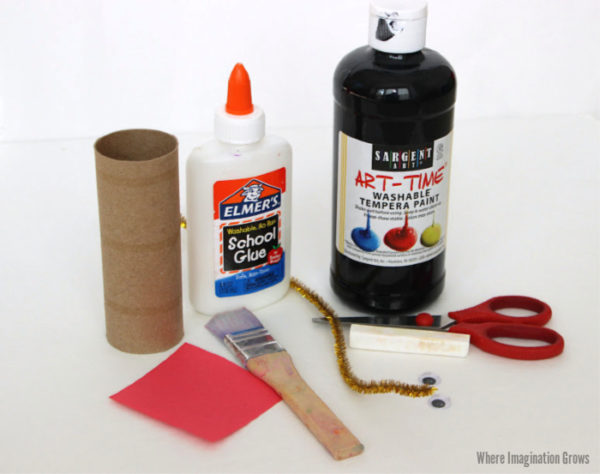 Toilet Paper Roll Black Cat Craft for Halloween - Where Imagination Grows